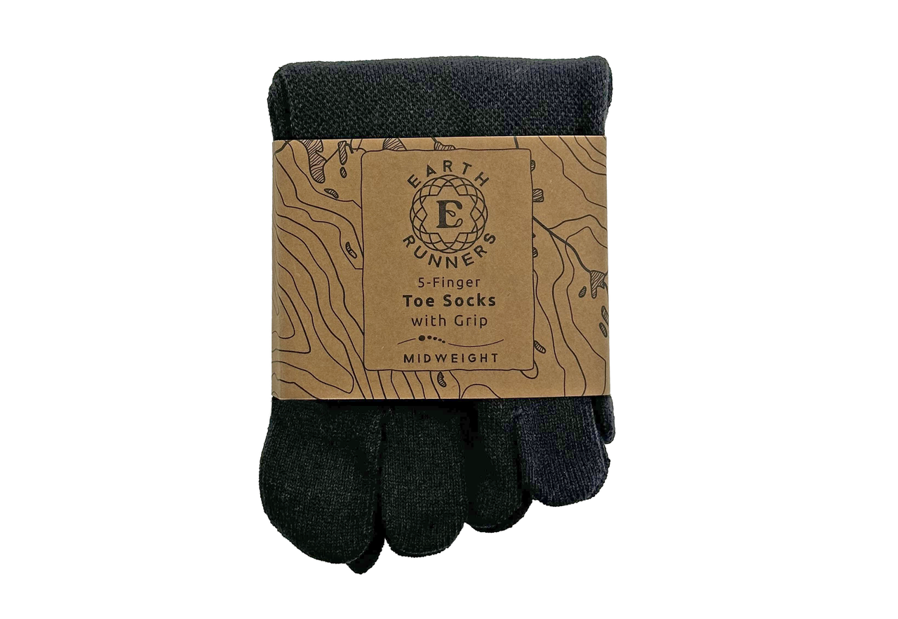 Toe Socks with Grip – Stability & Comfort for Grounded Movement – Earth ...